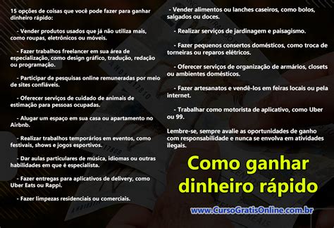 Como Ganhar Dinheiro R Pido E F Cil As Melhores Formas