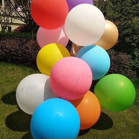 Bal O Gigante Liso Polegadas Kit C Bexig O Big Bexiga Doce