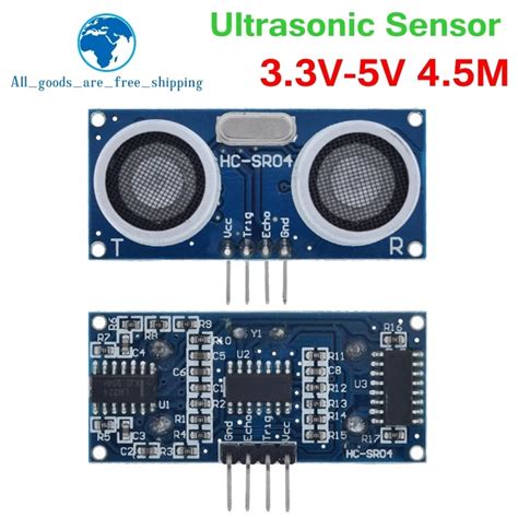 TZT Ultrasonic Sensor HC SR04 HCSR04 To World Ultrasonic Wave Detector