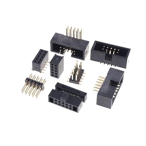 1 27mm Pitch 2x5 Pin 10 Position Idc Socket Female Receptacle Male