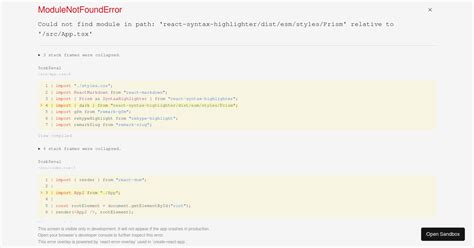 React Markdown Forked Codesandbox