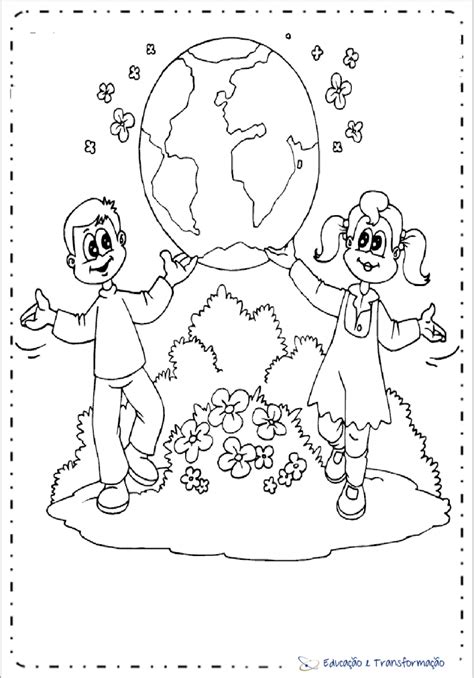 Desenhos Para Colorir Meio Ambiente Para Imprimir Educa O E