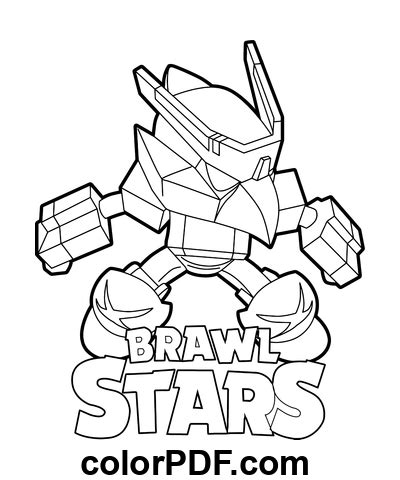 Crow Mech Crow Brawl Stars Coloriages Et Livres En Pdf