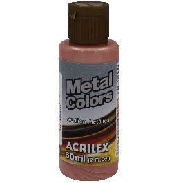 Tinta Acrílica Rosê Gold Metálico 60ml Redelease