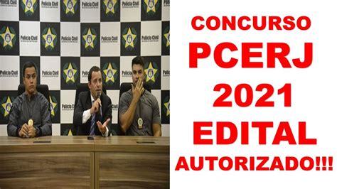 Concurso Pcerj Edital Certo E Ser Publicado Como Passar Na Pcrj
