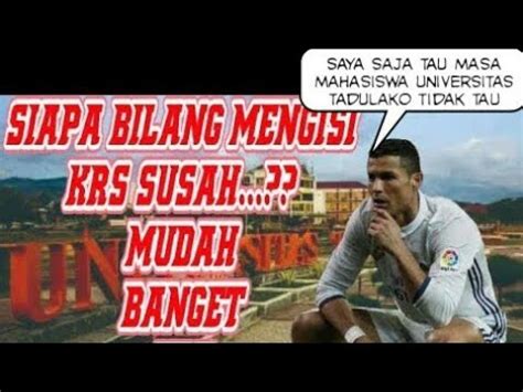 Cara Mengisi KRS Mencetak Dan MengeceK KHS Dan TRANSKIP NILAI