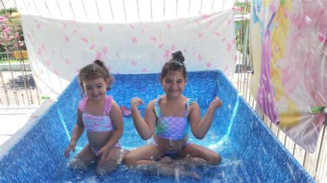 Desafio Na Piscina Afunda Ou Boia Youtube