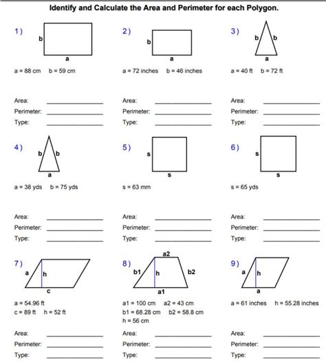 Area Of Regular Polygon Calculator Worksheets Library