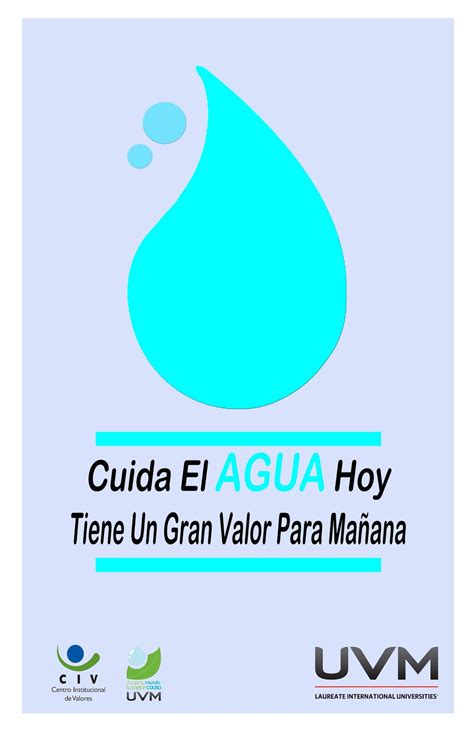 Carteles Para Cuidar El Agua Imagui