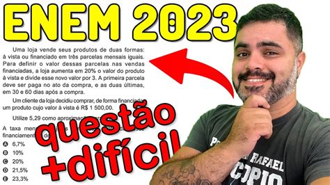 ENEM 2023 MATEMÁTICA 170 Uma loja vende seus produtos de duas formas