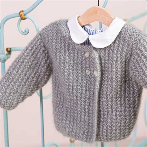 Lea Cardigan Tricotez Moi Baby Box Knitting Kit