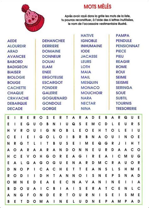 jeu du mot mystère Récré kids Tout sur le jardin d enfants 2020