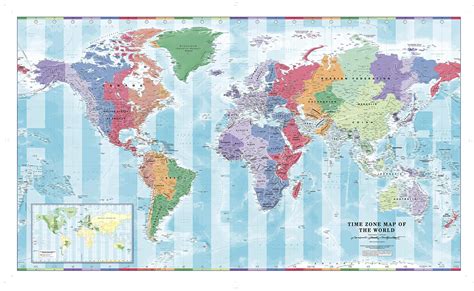 World Time Zone Map