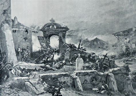Le cimetière de Saint Privat Le 18 aout 1870 Alphonse de Etsy