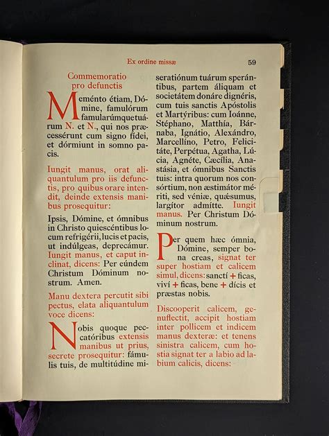 Ordo Hebdomadae Sanctae Order Of The Holy Week Latin Hardback Vintage