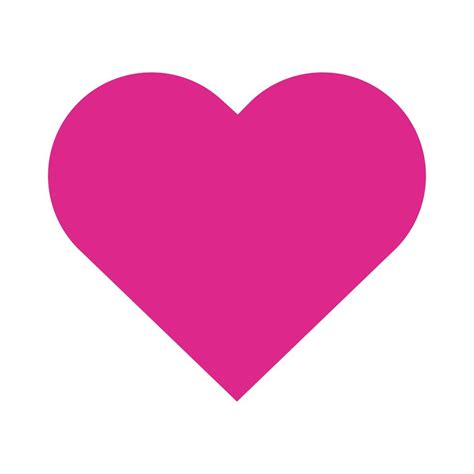 Icono De Estilo De Silueta De Coraz N Rosa Vector En Vecteezy