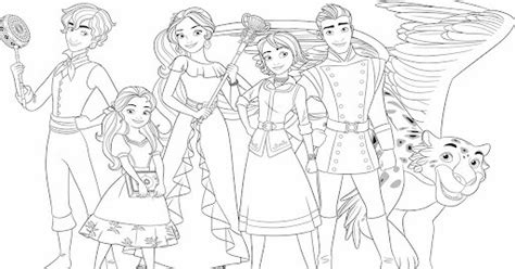 Princesa Elena Y Amigos Para Colorear Imprimir E Dibujar ColoringOnly