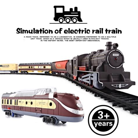 Trens elétricos clássicos Vihcle Railway Conjunto de trilhos