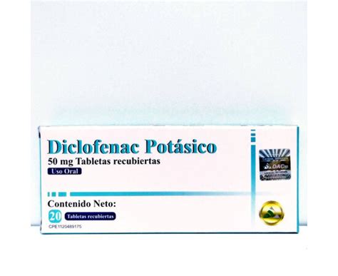 Diclofenac Potasico Mg X Tab