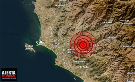 Fuerte sismo sentido en Chosica Lima del Perú