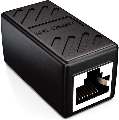 Duttek LAN Splitter RJ45 LAN verteiler 1 auf 2 1 männlich zu 2