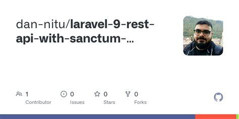Github Dan Nitu Laravel Rest Api With Sanctum Authentication