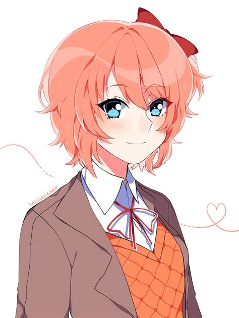Sayori Doki Doki Literature Club Drawn By Savi Byakushimc Danbooru