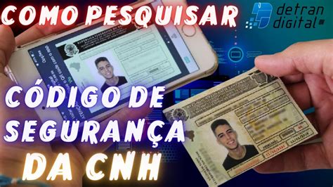 COMO PESQUISAR O CÓDIGO DE SEGURANÇA DA SUA CNH YouTube
