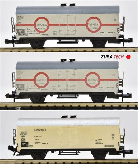 Minitrix 3x Kühlwagen der DB Spur N GS Kaufen auf Ricardo