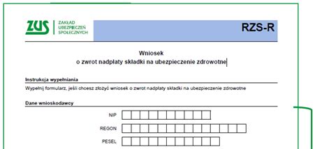Zwrot Nadp Aconej Sk Adki Zdrowotnej Z Wniosek W Pue Do Czerwca