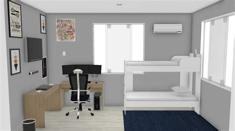 Quarto Gamer V De Killer Planta D Mooble