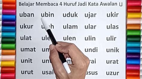 BELAJAR MENULIS DAN MEMBACA KATA YANG TERDIRI DARI HURUF 43 OFF