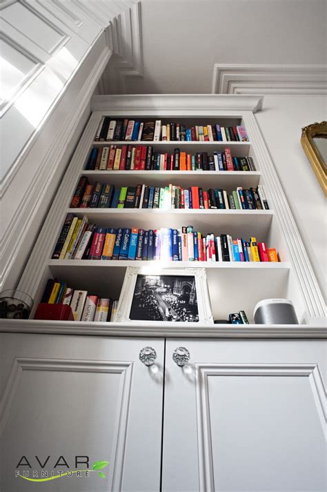 Alcove Cupboards Clásico Salón Londres de Bespoke Fitted