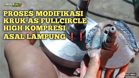 MODIFIKASI KRUK AS VESPA FULLCIRCLE HIGH KOMPRESI TORSI BADAK YouTube