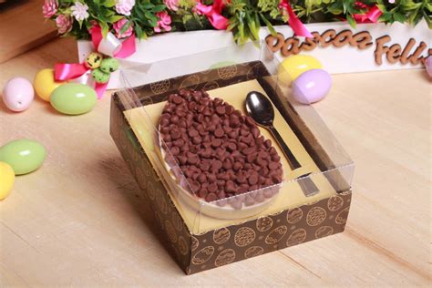 10 Caixas Para Ovo De Colher 150g Embalagem Ovo De Páscoa R 33 00
