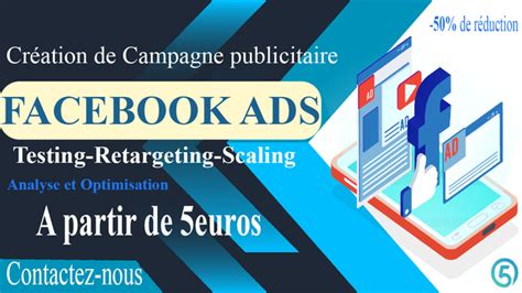 Je vais créer et gérer votre campagne publicitaire facebook ads clé en