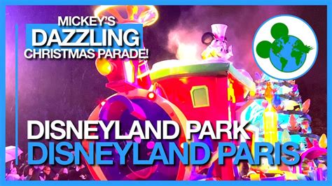 Mickey S Dazzling Christmas Parade At Disneyland Park Paris Youtube