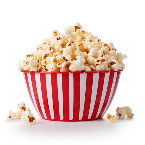 Premium Ai Image Popcorn Bucket Realistic Pop Corn Container