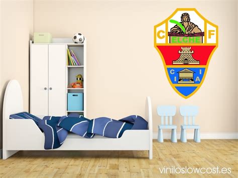 Vinilo escudo Elche Club de Fútbol VinilosLowCost es