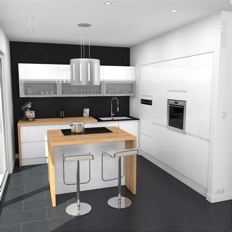 Ilot Cuisine Avec Table A Manger