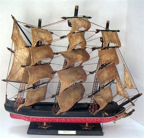 Vintage Wooden Ship Model Sea Witch Clipper