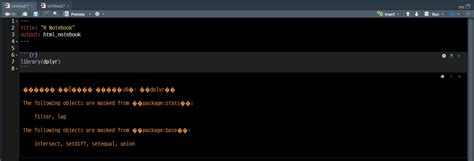 String Encoding Error In Notebook Output Rstudio Ide Posit Community