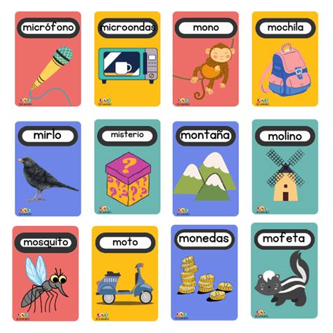 Palabras Con Ma Me Mi Mo Y Mu Fichas Descargadles Educamundo