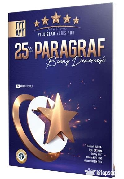 TYT AYT Paragraf Yıldızlar Yarışıyor 25 Deneme Bilgi Sarmal Yayınları