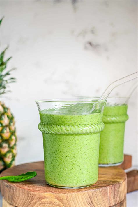 The Best Tropical Green Smoothie Recipe Joyful Healthy Eats