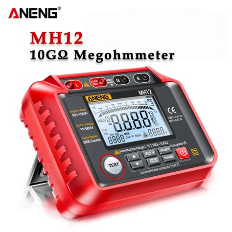 ANENG MH12 Medidores Megohmmeter Digital Isolamento Terra Resist Ncia