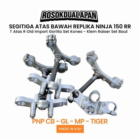 Jual Segitiga T Atas Bawah Replika Kawasaki Ninja R RR Set Kones Bambu