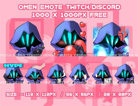 Cute Omen Valorant Emotes Bundle With Various Unique Etsy Twitch D