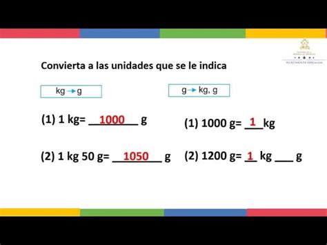 Como Convertir Kg A Gramos DonComo