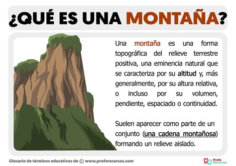 Qu Es Una Monta A